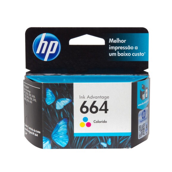 Cartucho HP 664 Colorido F6V28AB Original | Syma Solutions