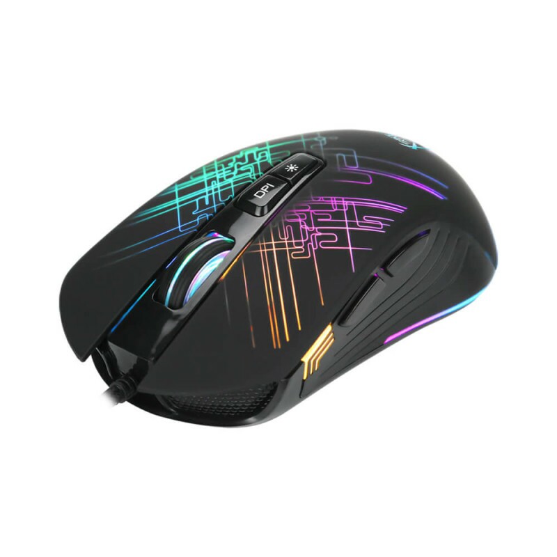 Mouse gamer Xtrike-Me GM 510 6400 DPI preto