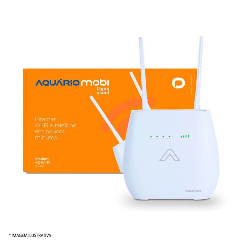 Modem Celular MD-4000 Aquário 4g Wi-Fi