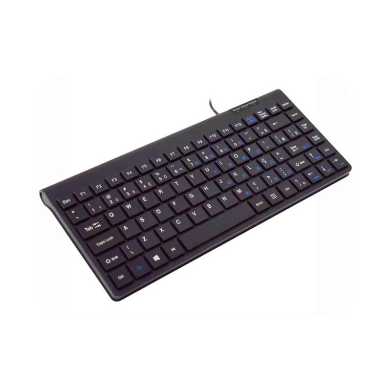 Teclado Usb Mini Slim Multimidia Kmex Preto - Kbd428u