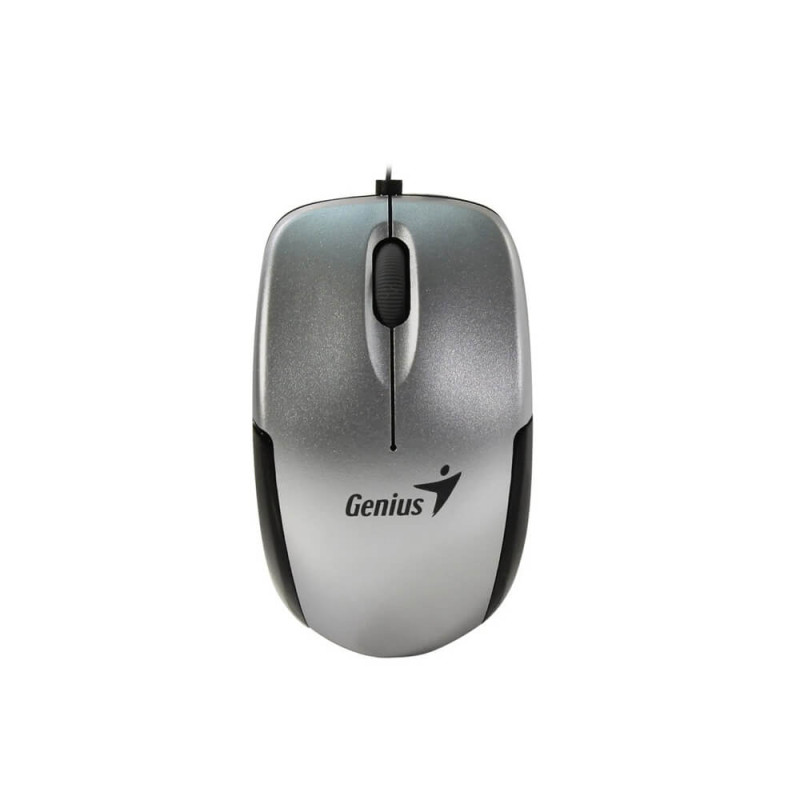 Mouse USB Genius Micro Traveler V2 Retratil Prata