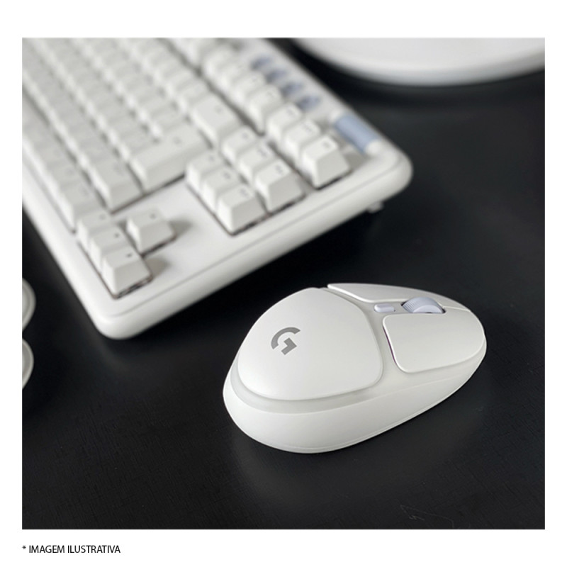Mouse Gamer G705 Logitech Wireless RGB Branco 910-006366