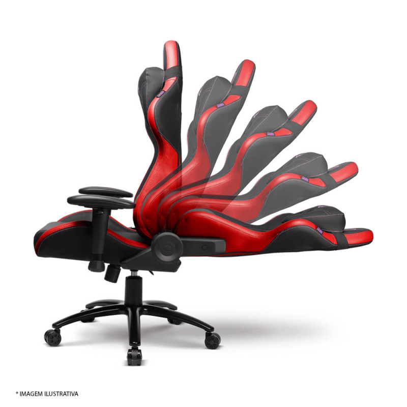 Cadeira Gamer Cooler Master Caliber R2 Vermelha
