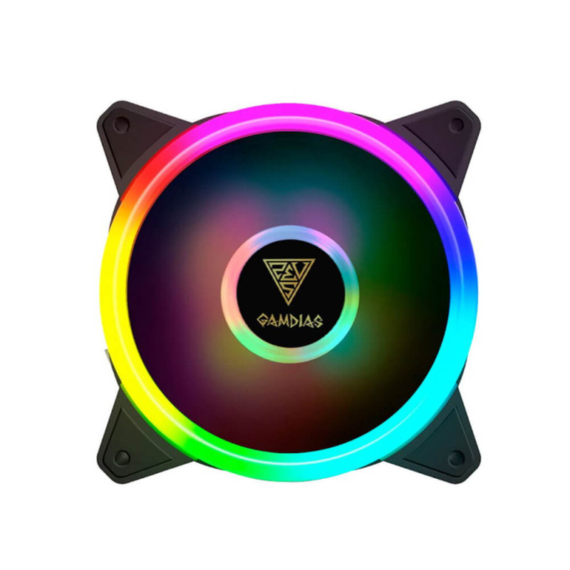 Kit cooler para gabinete com 4 fans Gamdias Aeolus M2 1204R