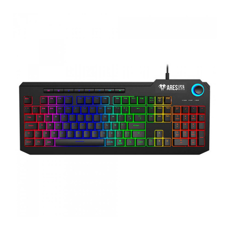 Teclado Gamer Membrana Gamdias Ares P2 ABNT2 Preto