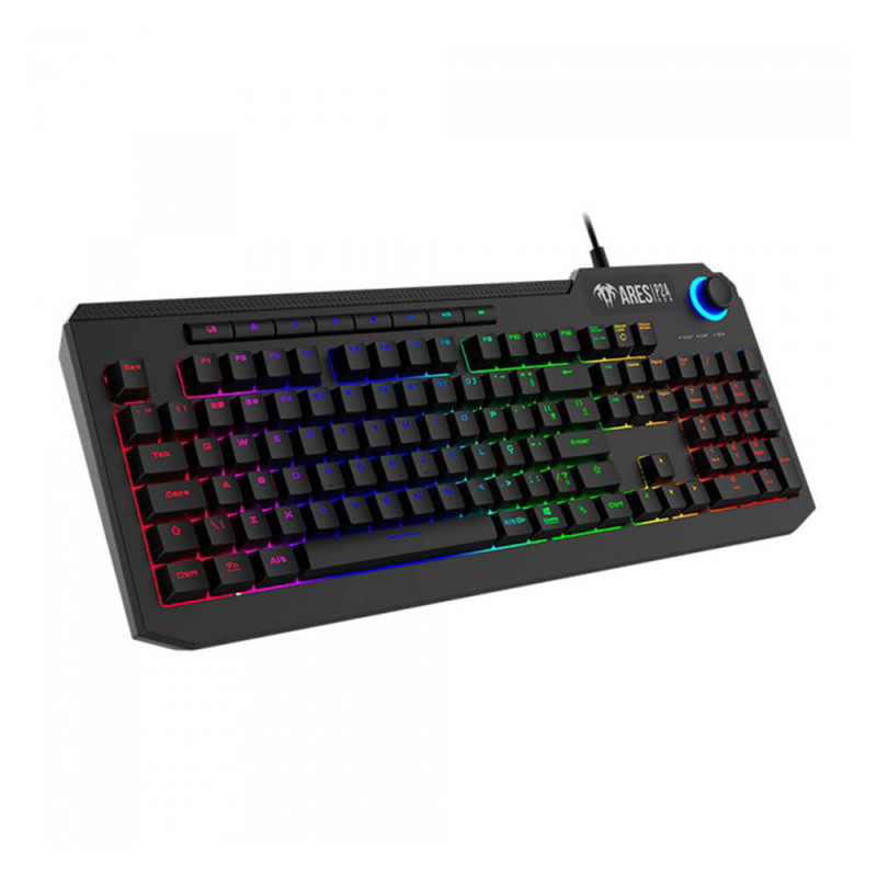 Teclado Gamer Membrana Gamdias Ares P2 ABNT2 Preto