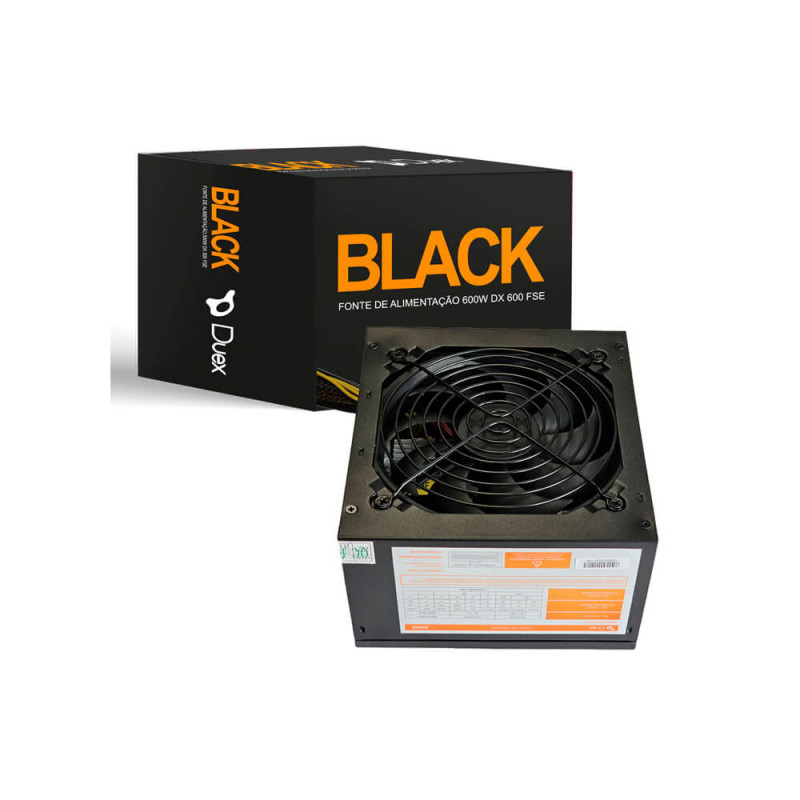 Fonte 600W reais ATX Duex DX 600 FSE