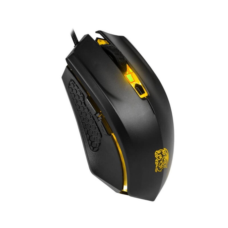 Kit teclado e mouse Thermaltake gamer Challenger Prime KB-CPC-MBB