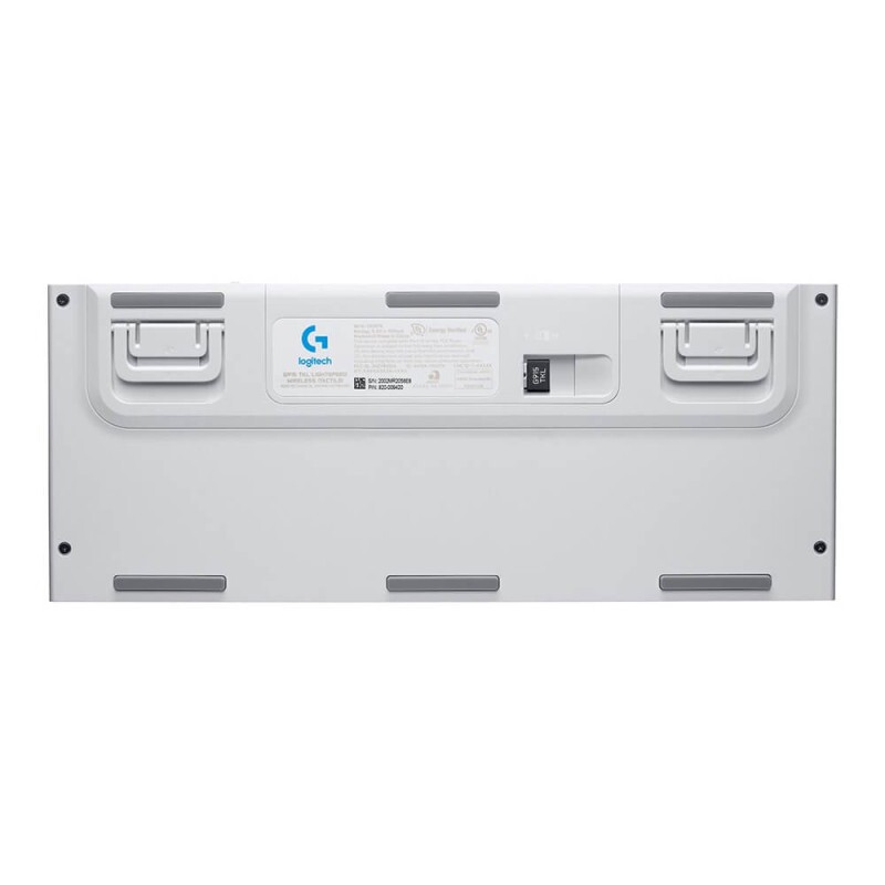 Teclado gamer Logitech mecanico G915 branco TLK - 920-009660