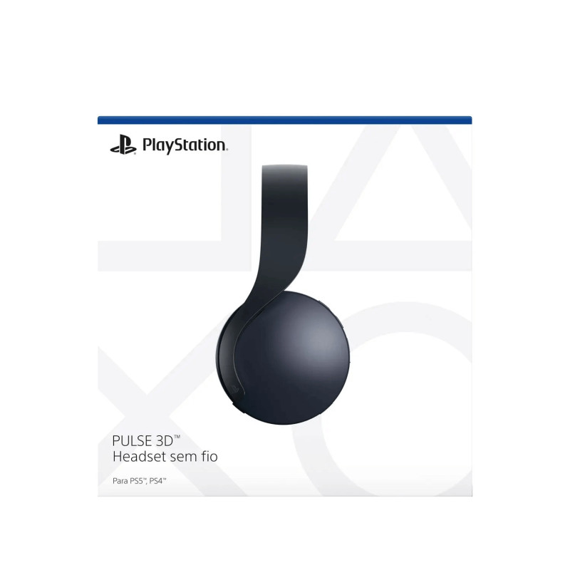 Fone de ouvido headset sem fio Sony Pulse PS5 Midnight black