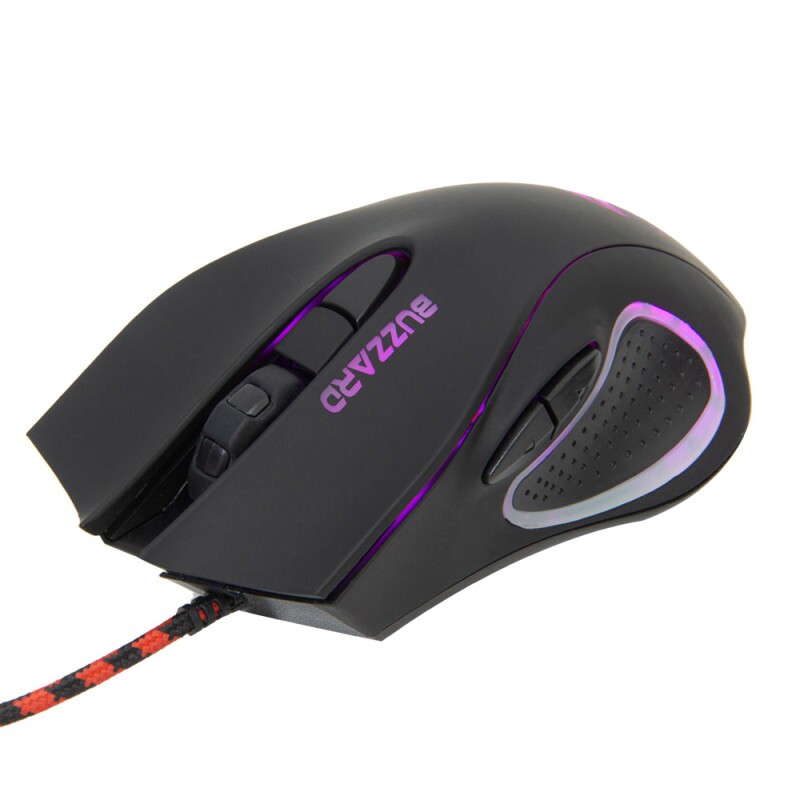Mouse Gamer Buzzard MG-110BK Preto C3TECH Sensor Óptico