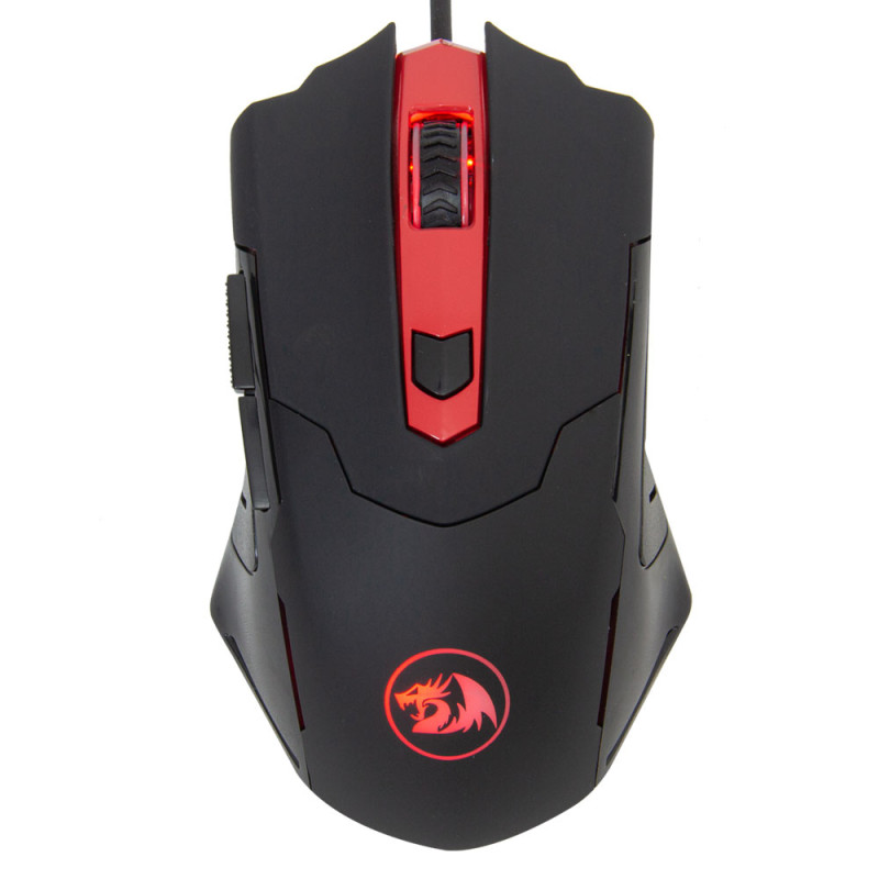 Mouse Gamer Redragon Pegasus M705 Preto/ Vermelho 7200 DPI