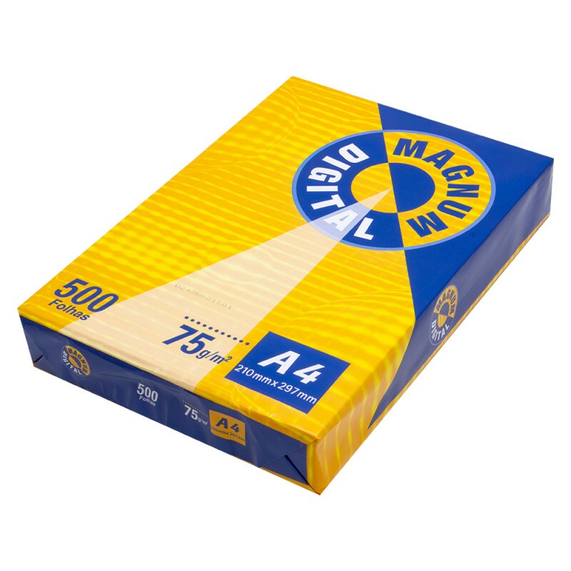 Papel A4 Digital 500 Folhas Laser Suzano | Magnum | Syma