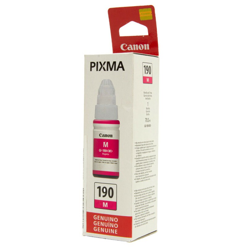 Refil de Tinta Canon Magenta GI-190 Canon | Syma Solutions