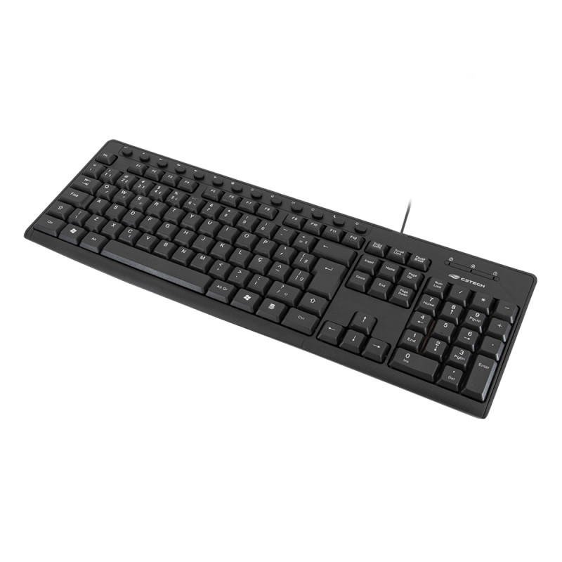 Teclado Multimídia USB C3tech KB-M31 Preto