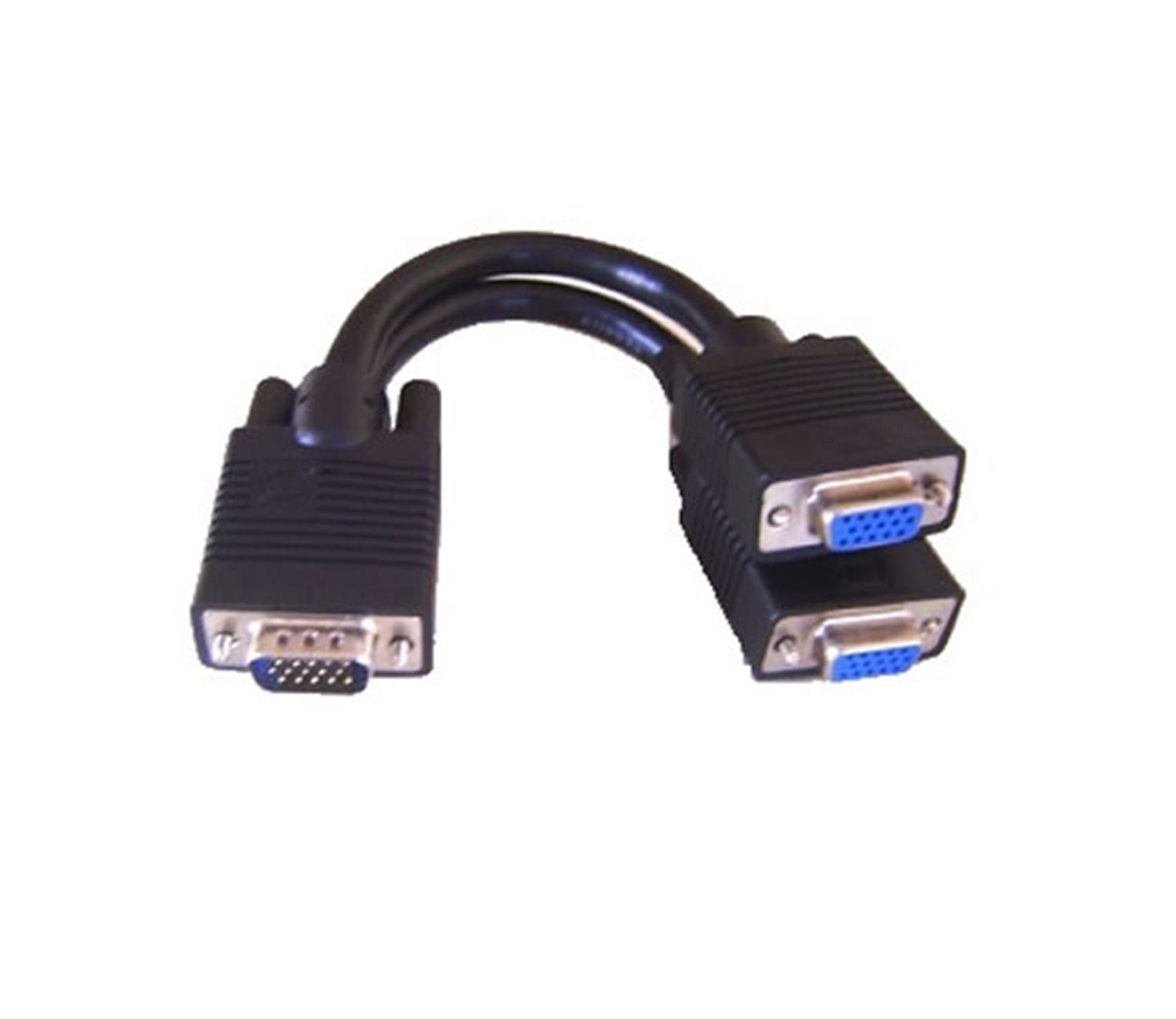 Cabo Monitor DB-15 Macho x 02 Fêmia 20cm | Syma Solutions