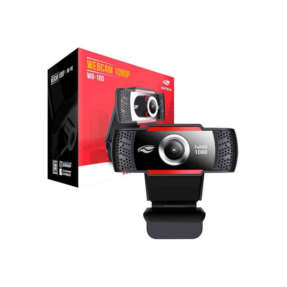 WEBCAM C3TECH FULL HD 1080P WB-100BK