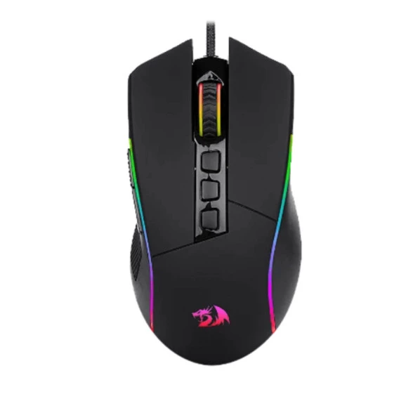 MOUSE GAMER REDRAGON M812 RGB PLANK BLACK