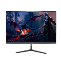 Monitor 24" Goldentec gamer curvo preto